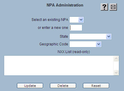 NPA Administration